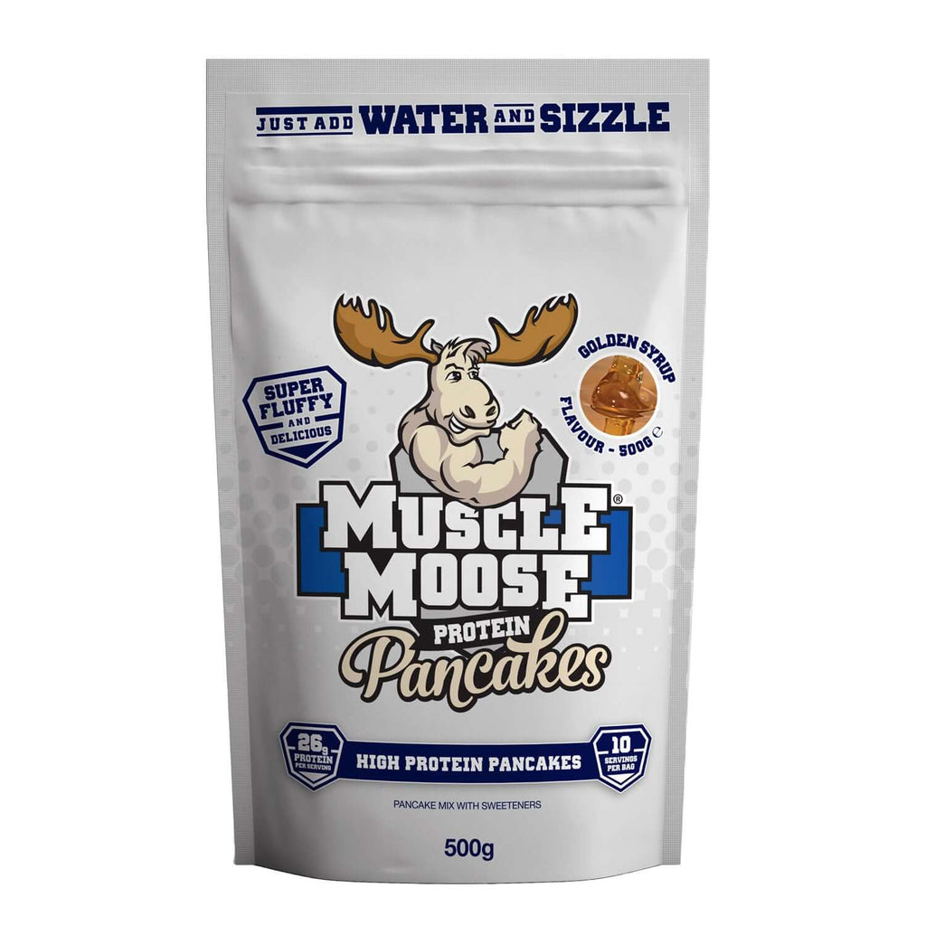 Muscle Moose Protein Pancakes | Golden Syrup High Protein Pancake Mix