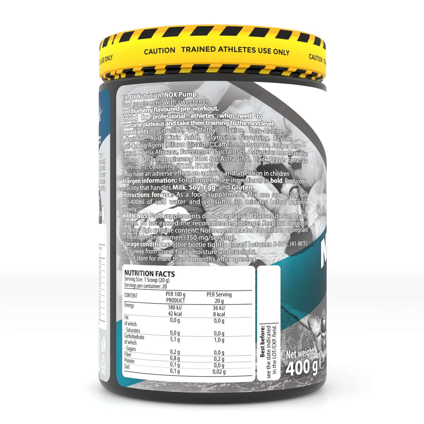 Dorian Yates Nutrition NOX Pump Ultimate Pre-Workout