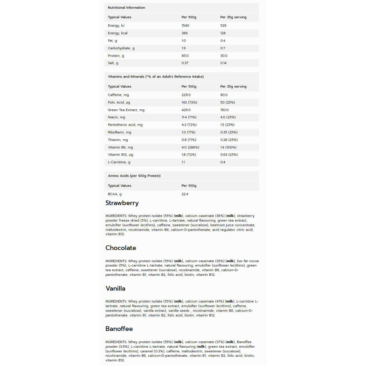 Maxi Nutrition Promax Lean Protein Powder