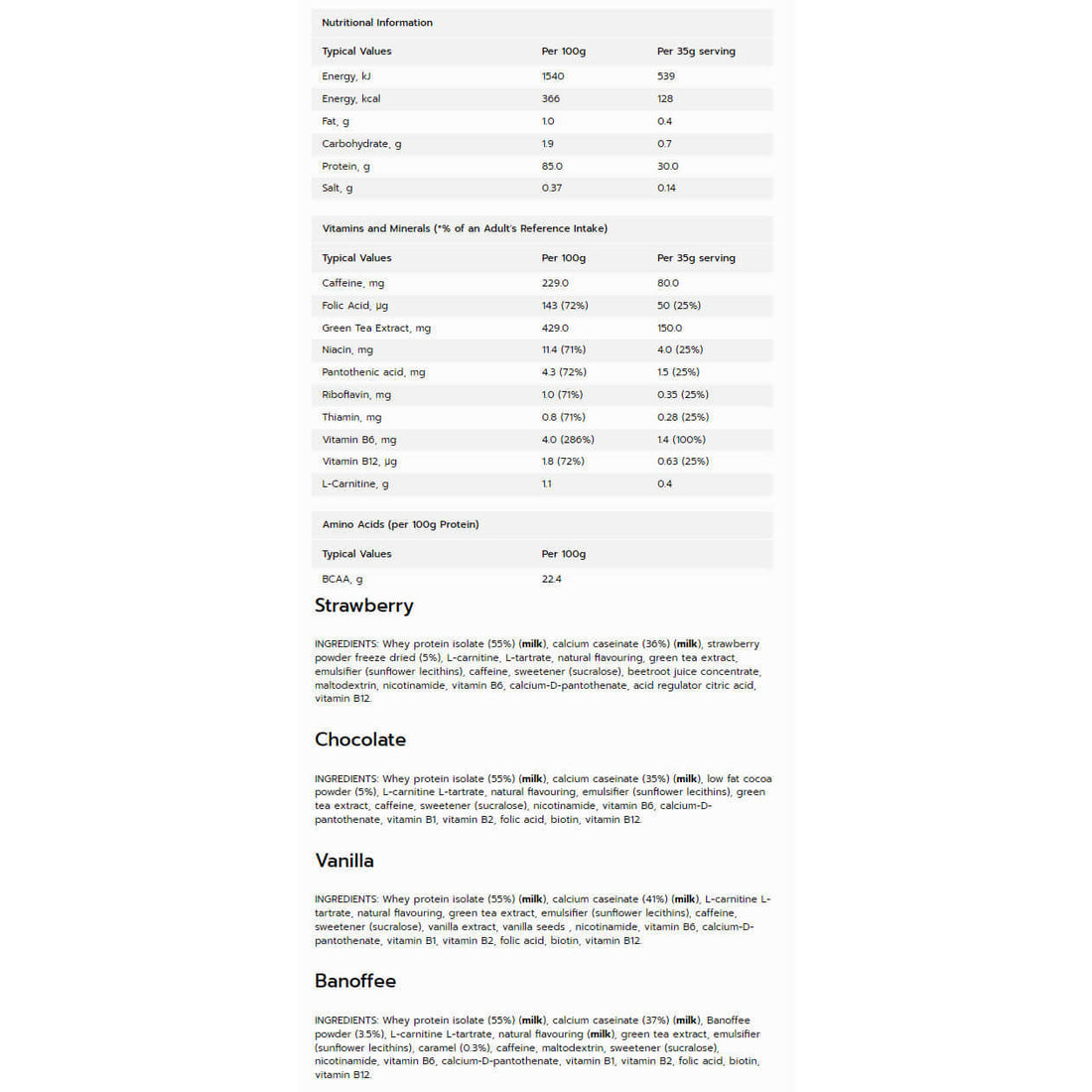 Maxi Nutrition Promax Lean Protein Powder